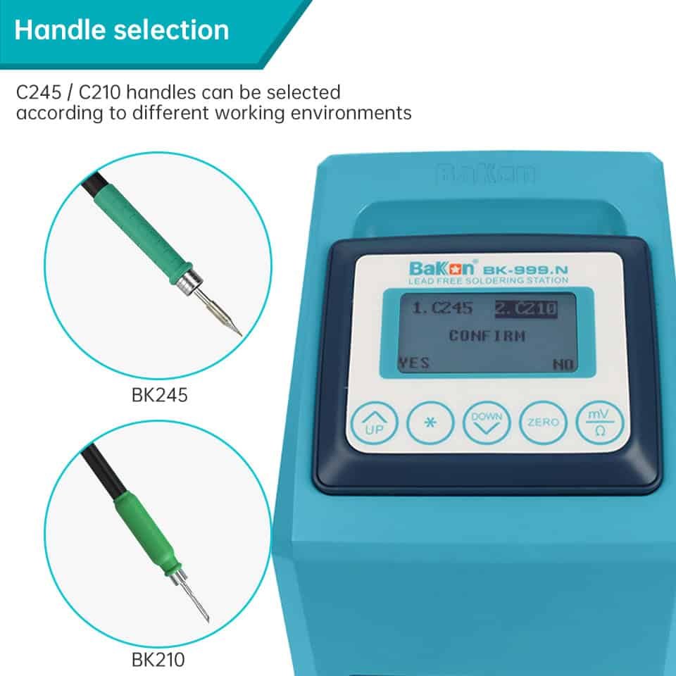 Bakon BK999N Soldering Station C245 C210 - Bakon Tools